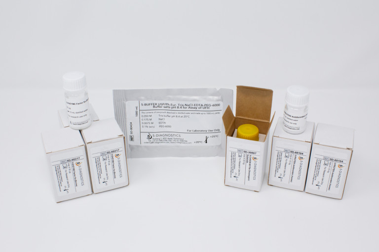 5 TEST USP-UFH Anti-Xa Heparin QC Kit | Quadratech Diagnostics