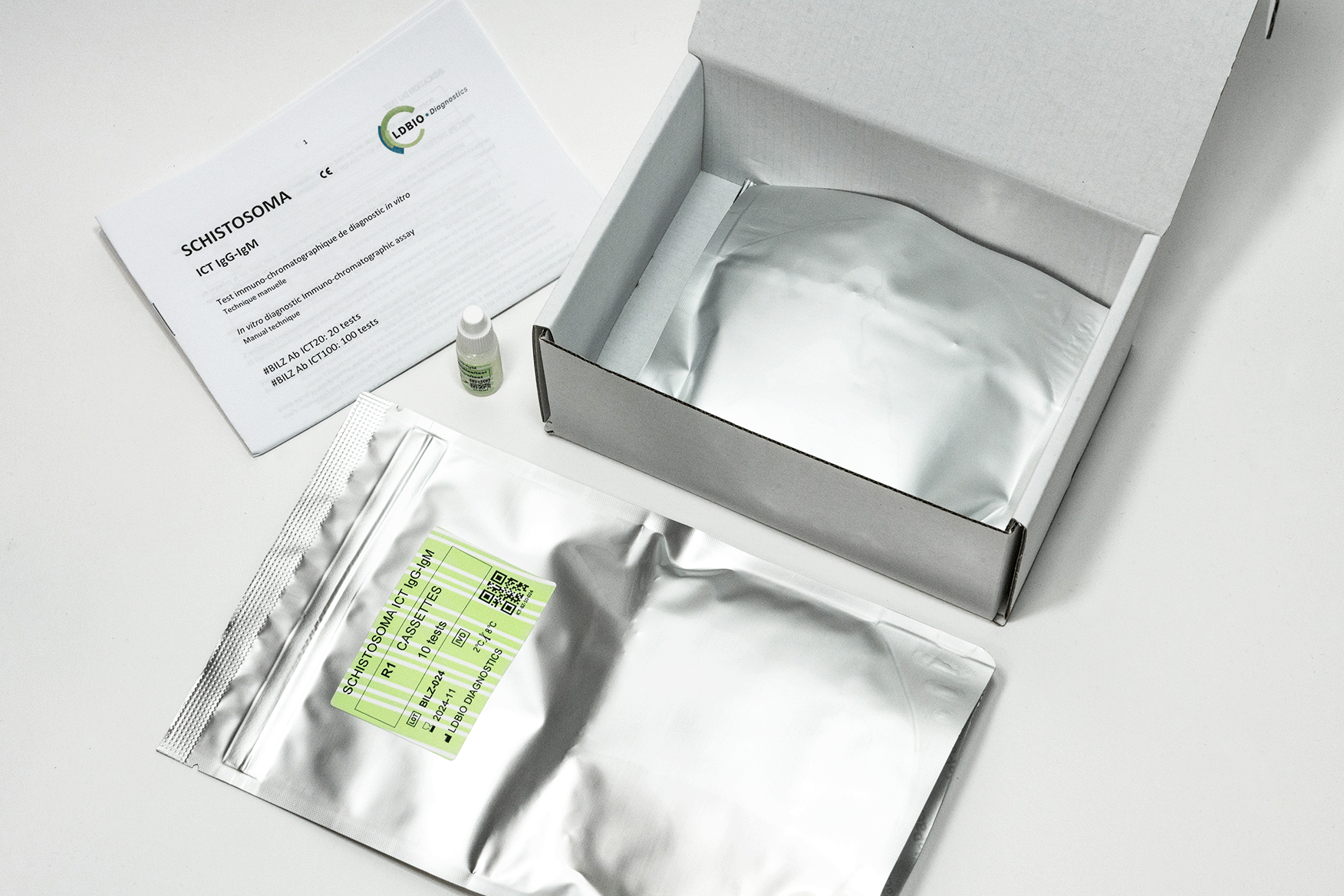 Schistosoma ICT IgG IgM (20T) | Medical Diagnostic Products