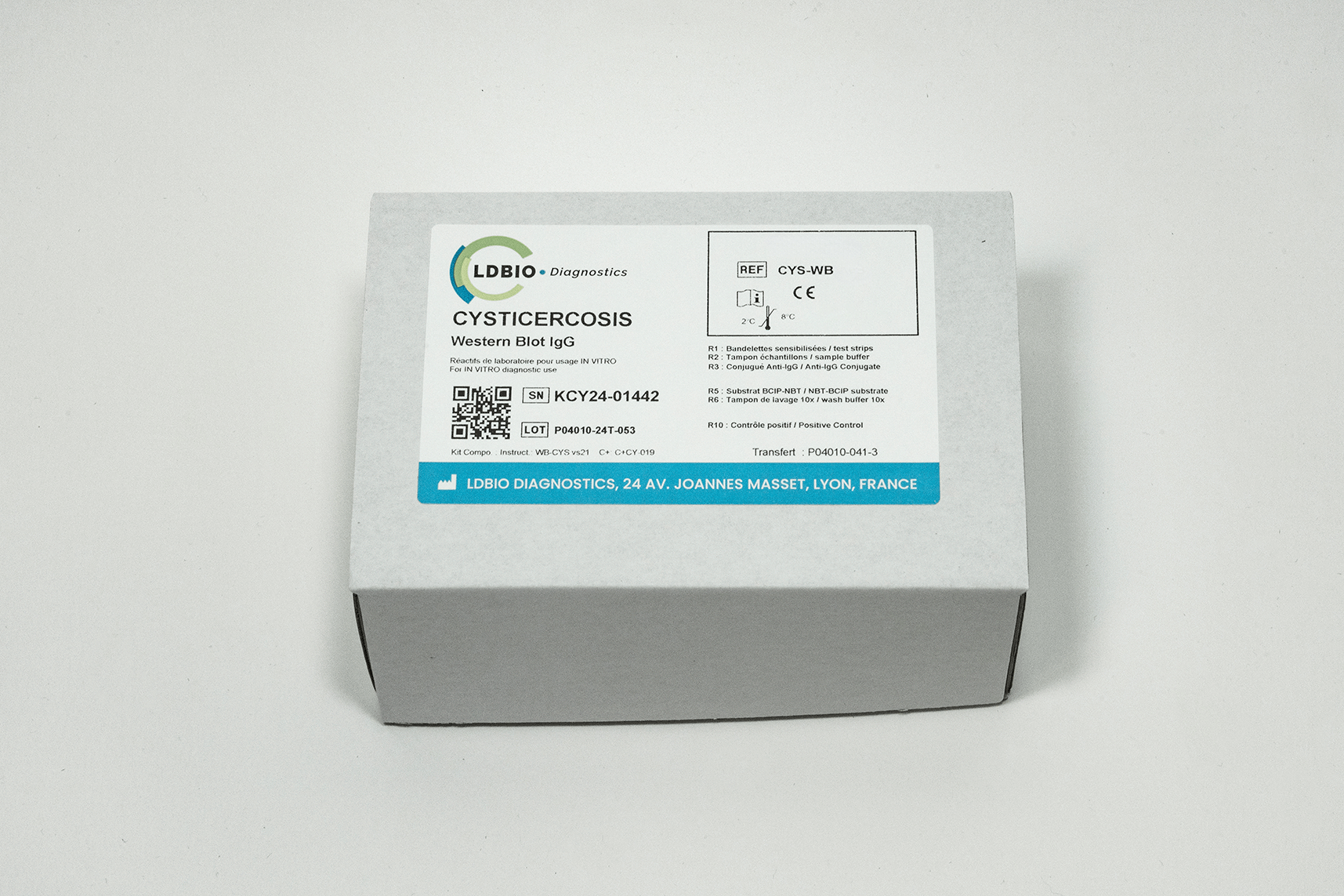 Cysticercosis Western Blot IgG (96T) | Medical Diagnostic Products