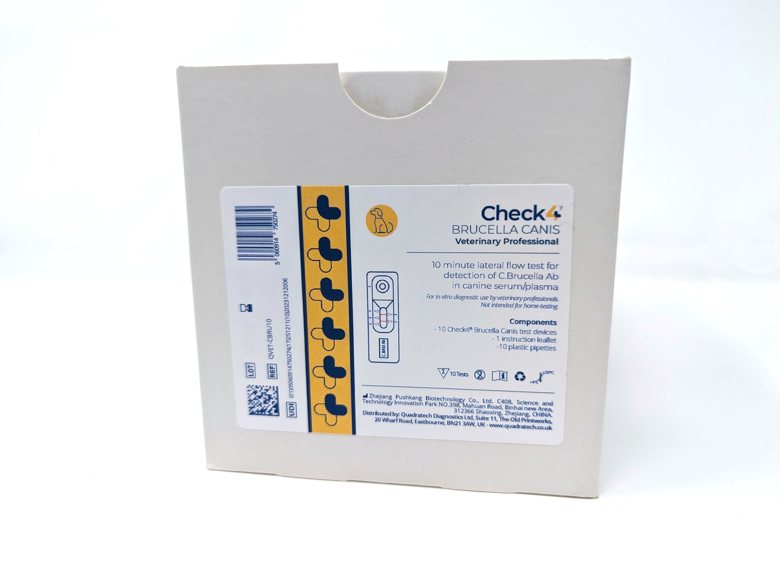 Check4® Brucella Canis - 10 Tests | Quadratech Diagnostics