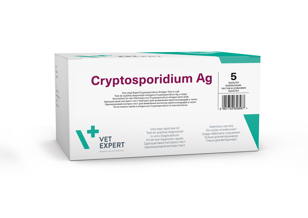 VetExpert Rapid Test Cryptosporidium Ag - 5 Tests | Quadratech Diagnostics